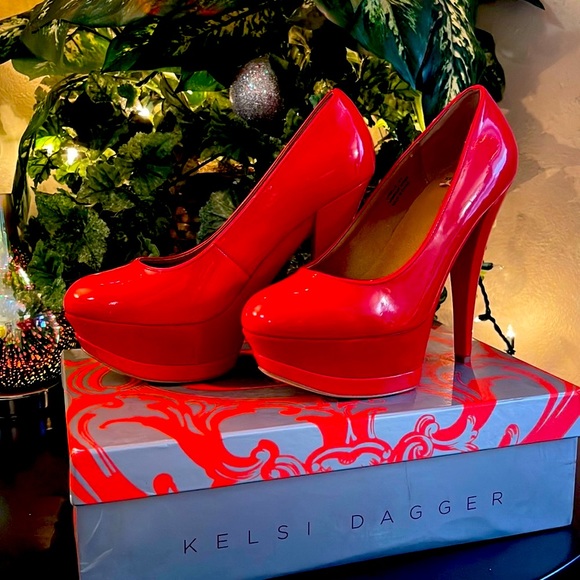 Kelsi Dagger | Shoes | Kelsi Dagger Gorgeous Red Heels | Poshmark